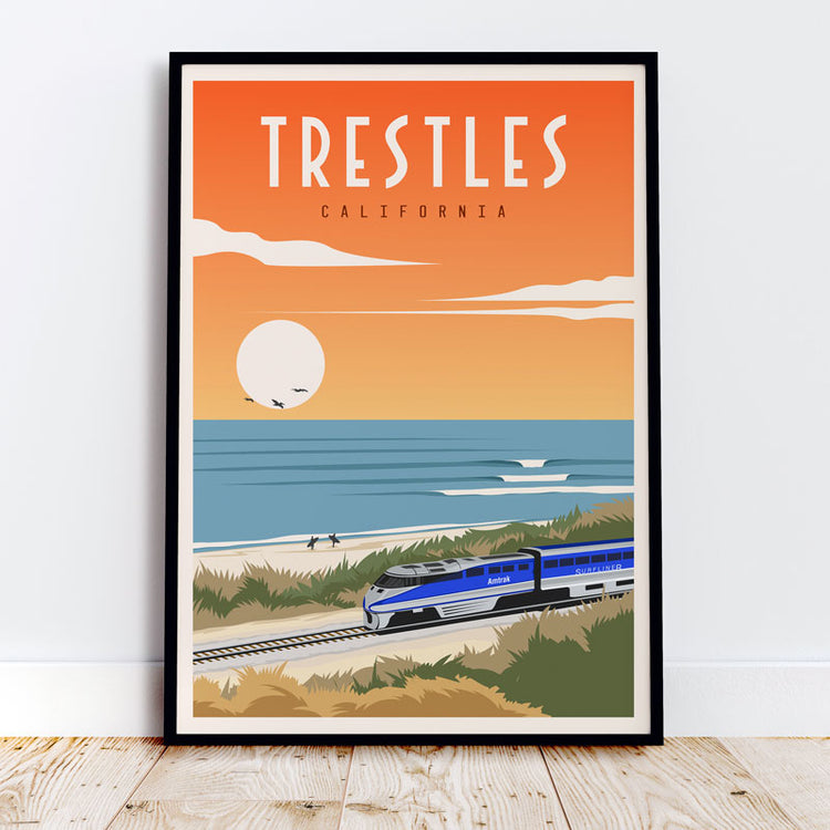 Unique Surfing Artworks - Giclée Surfing Prints | Wak-Wak Surf Posters